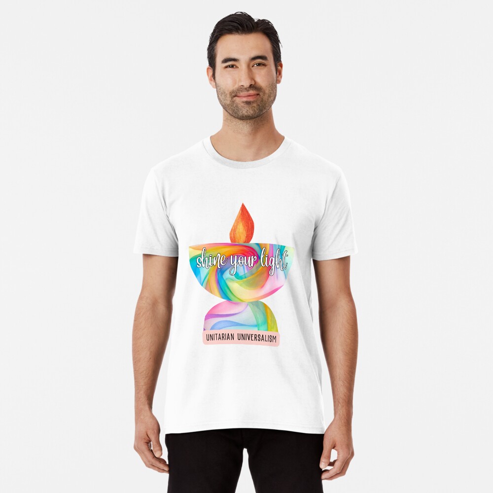 "UU Unitarian Universalism Chalice "Shine Your Light" Colorful ...
