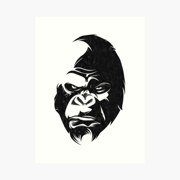 Silverback Gorilla Wall Art | Redbubble