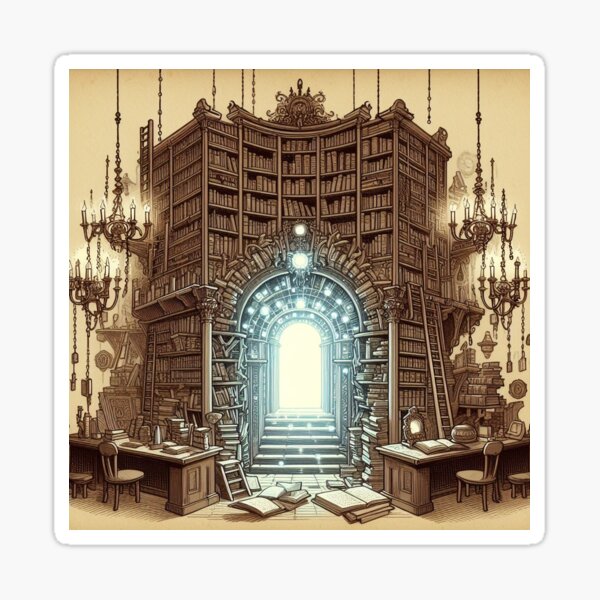 "Library of Ruina: A Journey into the Mysterious Book World" Sticker ...