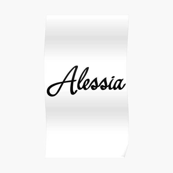 "Alessia" Poster for Sale by Shalomjoy | Redbubble