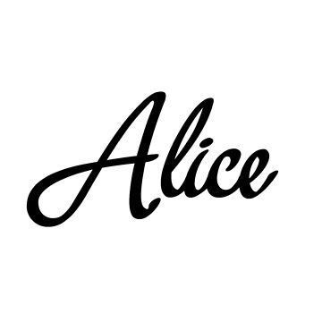 "Alice" Sticker for Sale by Shalomjoy | Redbubble