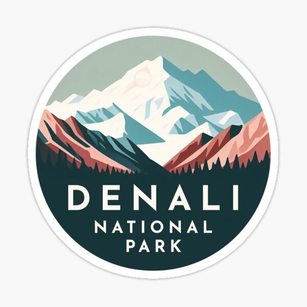 "Denali National Park" Sticker for Sale by My-Sticker-Shop | Redbubble