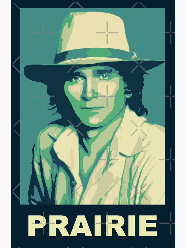 "michael landon - green version" Sticker for Sale by Mitra Farmand ...