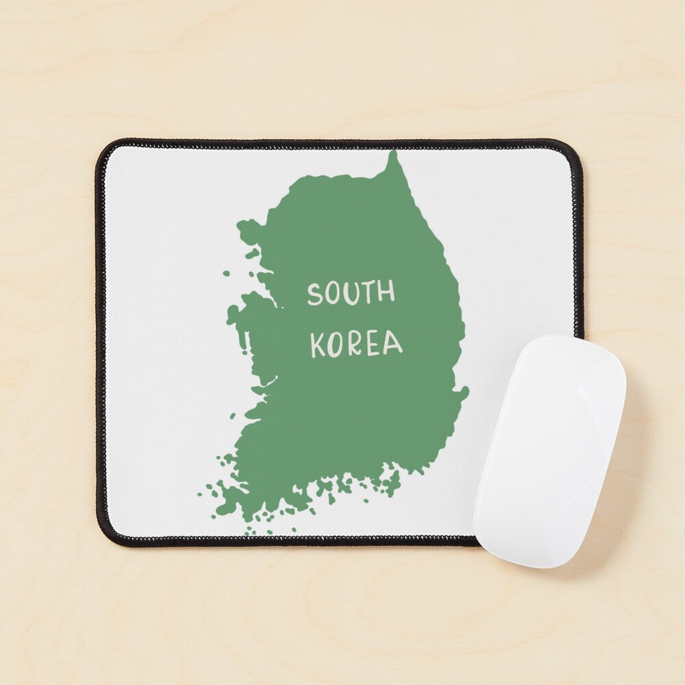 "Korean Map - South Korean Map Sticker" Sticker for Sale by ...