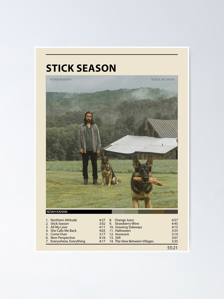 "Noah Kahan - Stick Season" Poster for Sale by Edgexsheeran | Redbubble
