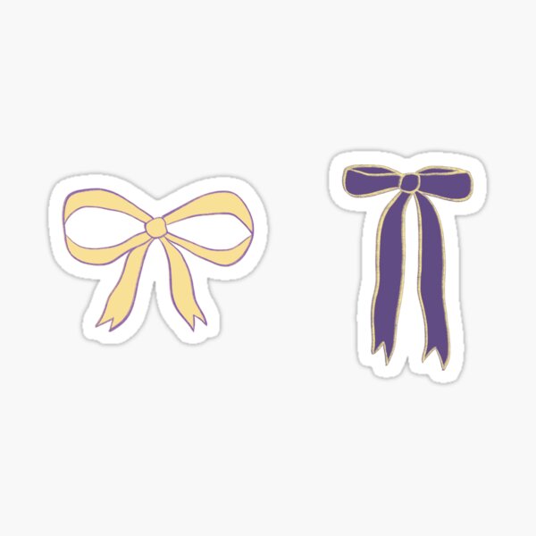 "JMU Bows" Sticker for Sale by julia-gray | Redbubble