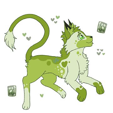 "Matcha cat" Sticker for Sale by spindleclaw | Redbubble