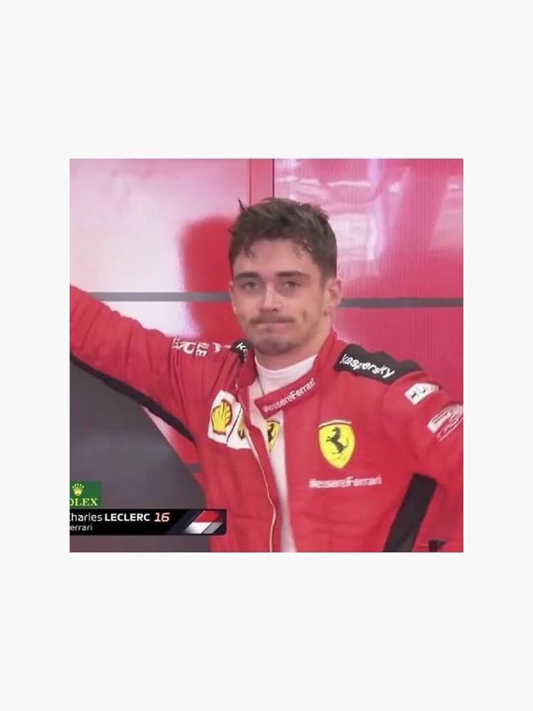 "Charles Leclerc Unimpressed Meme" Sticker for Sale by adelelover ...