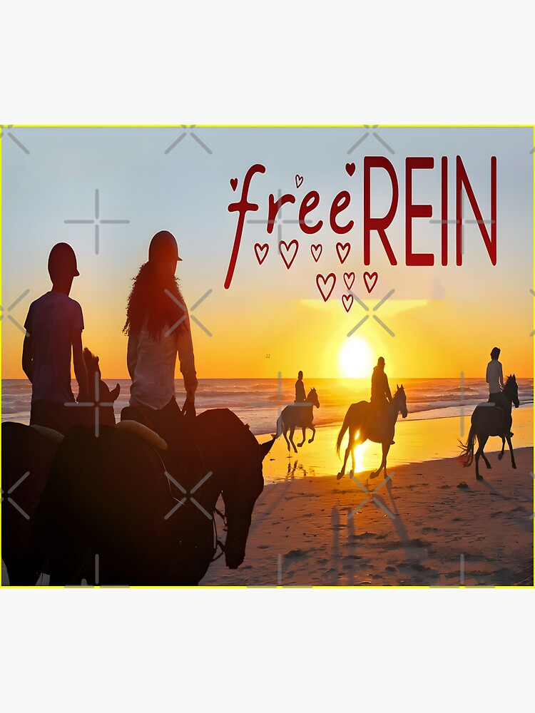 "Zoe And Raven From Free Rein" Sticker for Sale by Tia-tez | Redbubble
