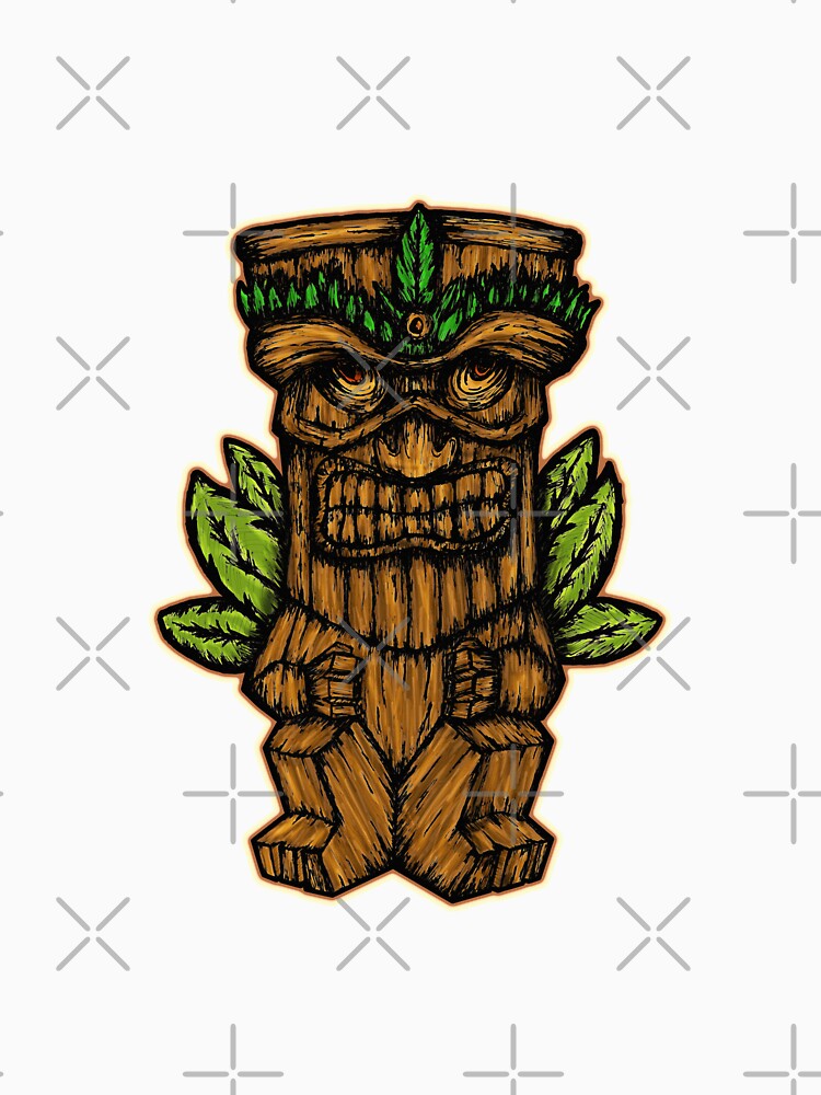 "Tiki monster" T-shirt for Sale by angeldecuir | Redbubble | tiki t ...