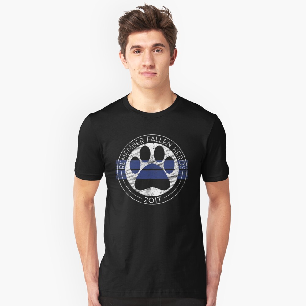 "Police Memorial Police K9 Fallen Heroes K9 Police Shirt17" T-shirt by ...