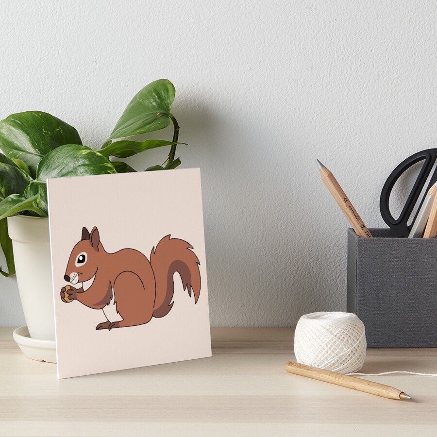 "Cute Squirrel" Sticker for Sale by kgbgallery | Redbubble
