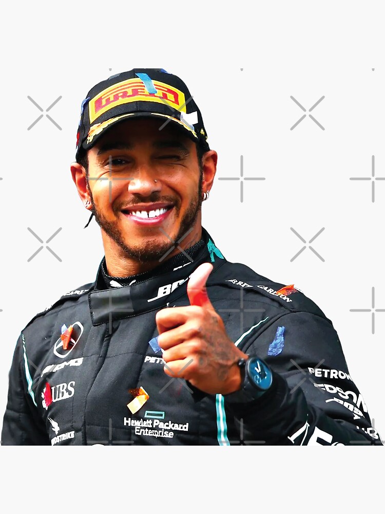 "Lewis Hamilton F1 Driver Thumbs Up Podium Celebration George F1 ...