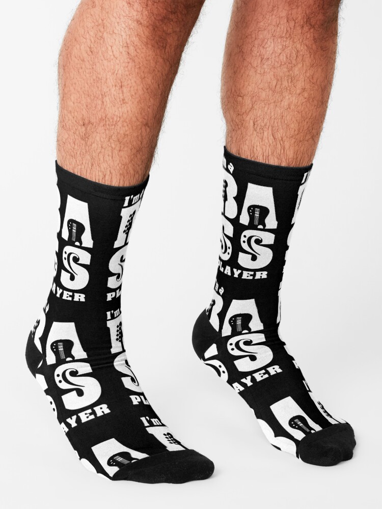 "Bassist, I'm a Bass, bass guitar, electric bass" Socks for Sale by Yes ...
