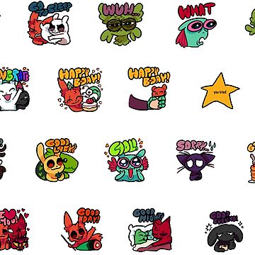 "Rain World Sticky Pack" Sticker for Sale by Pansear | Redbubble