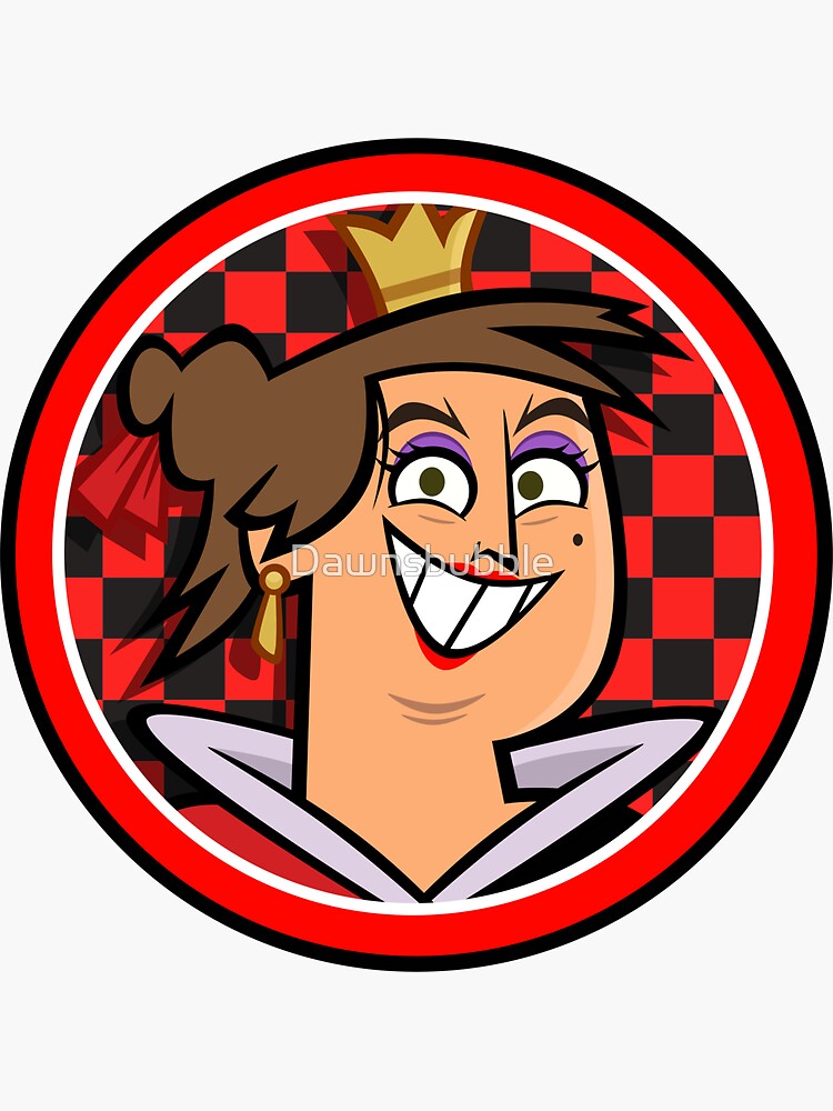 "Total Drama Reboot Icon - Queen of Hearts Ripper" Sticker for Sale by ...