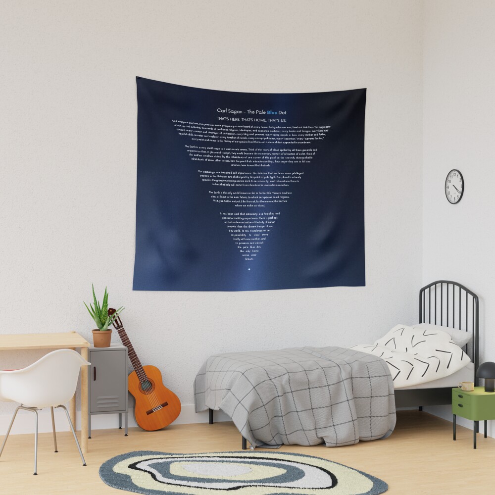"Carl Sagan, Pale Blue Dot - revisited 2020 | Cosmos Posters & Prints ...