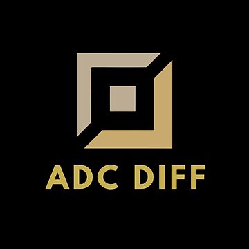 "ADC DIFF" Sticker for Sale by PrintZillaShop | Redbubble