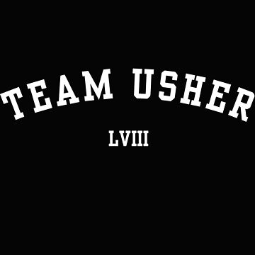 "Team Usher Halftime Show 2" Sticker for Sale by gledcarly | Redbubble