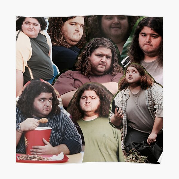 "Hugo Reyes - Hurley - Lost " Poster by effsdraws | Redbubble