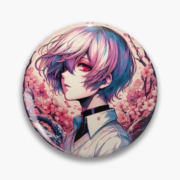 Pin En Anime Y Manga Anime Boy Wallpaper Pins And Buttons For Sale