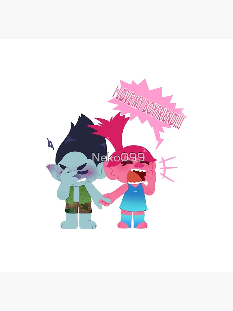 "Poppy loves her boyfriend" Art Board Print for Sale by Neko099 | Redbubble