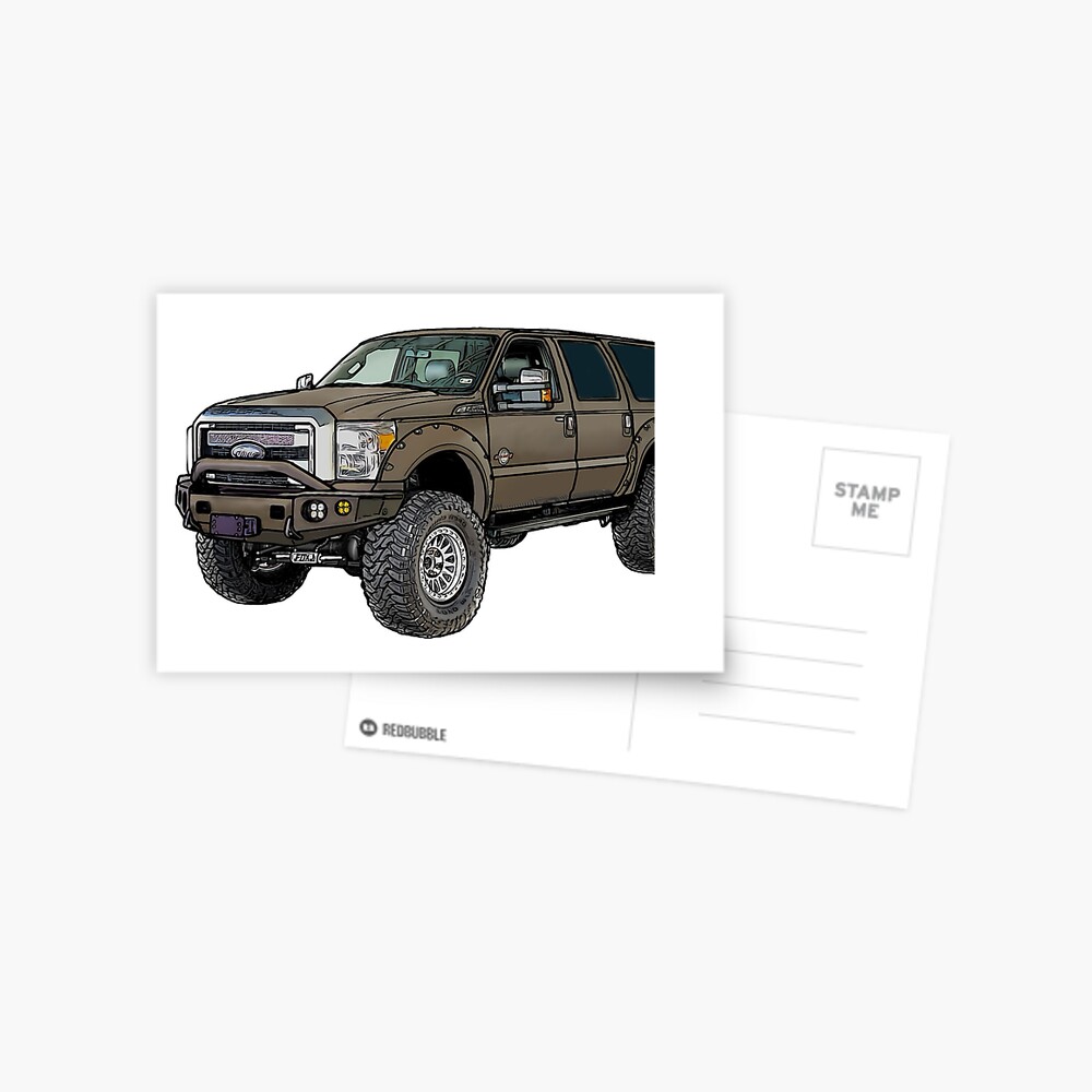 "Ford Excursion Conversion 6.7" Sticker for Sale by Arseman69 | Redbubble
