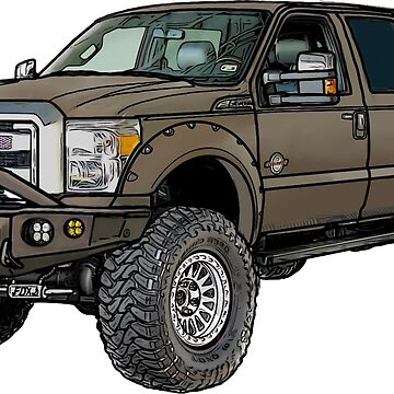"Ford Excursion Conversion 6.7" Sticker for Sale by Arseman69 | Redbubble