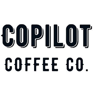 "Copilot Coffee Co back of sweater" Sticker for Sale by Amelia Cornell ...