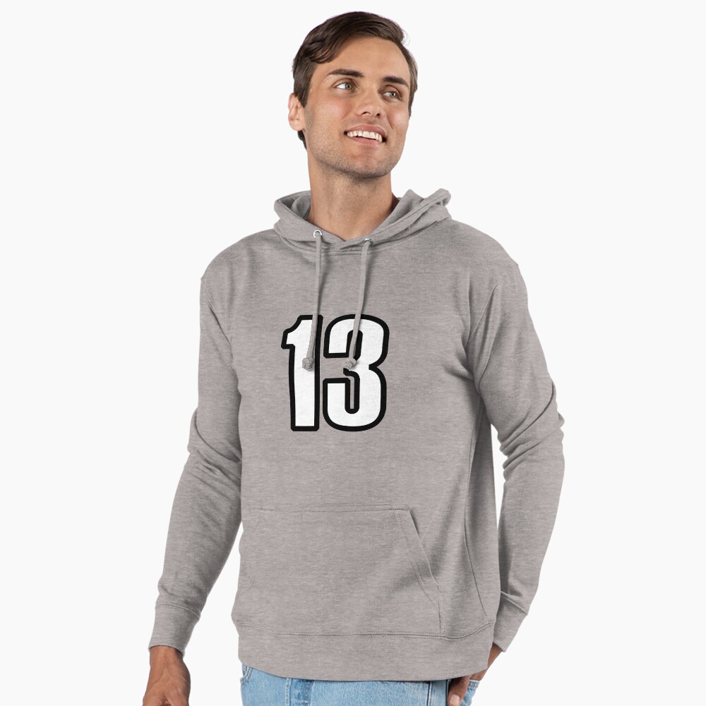 "Number 13 White and Black" Sticker for Sale by Creations-By-Em | Redbubble