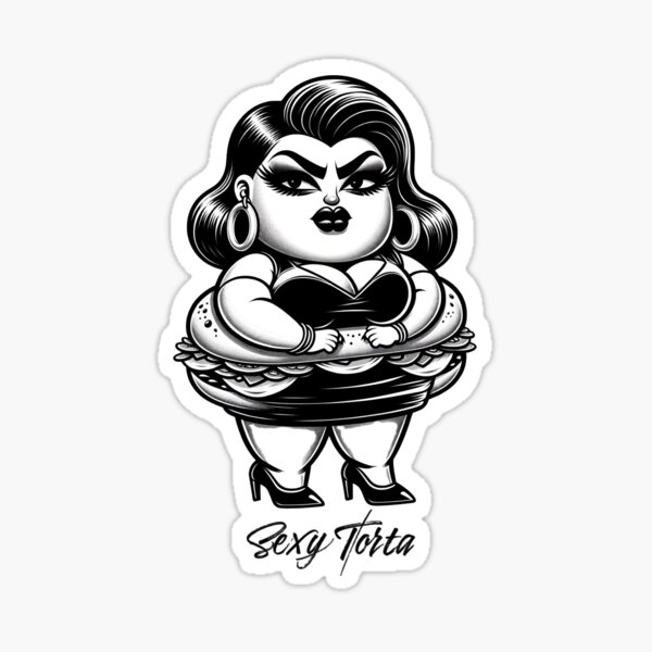 "Torta Loca, always down" Sticker for Sale by TangaWanga | Redbubble