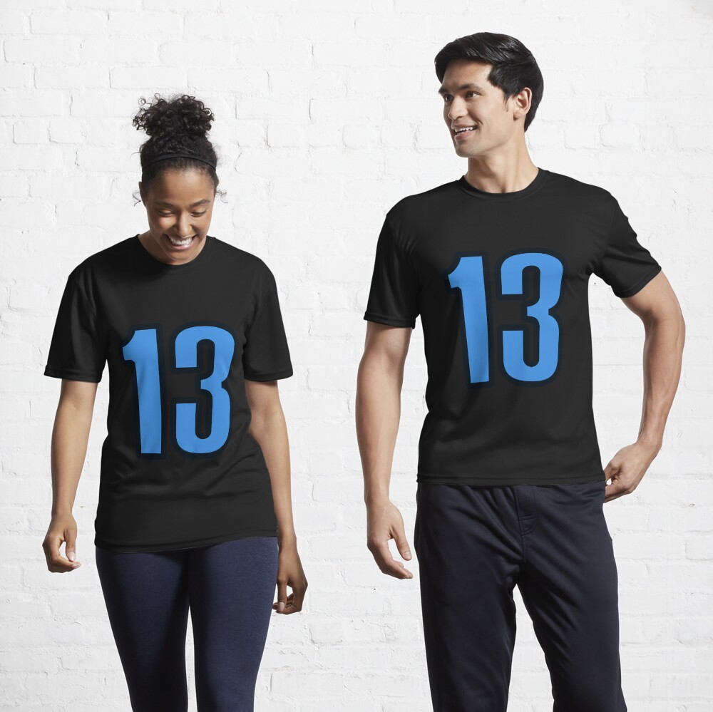 "Number 13 Blue and Black" Sticker for Sale by Creations-By-Em | Redbubble