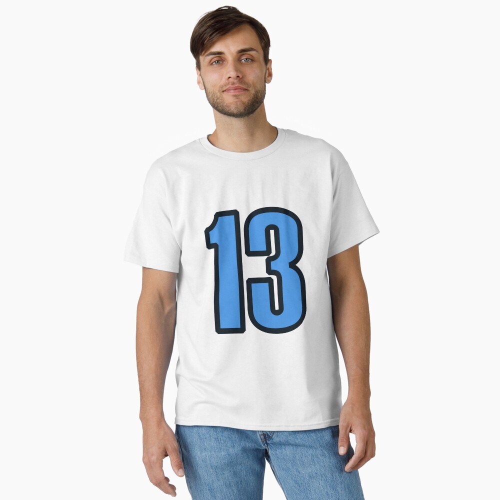 "Number 13 Blue and Black" Sticker for Sale by Creations-By-Em | Redbubble