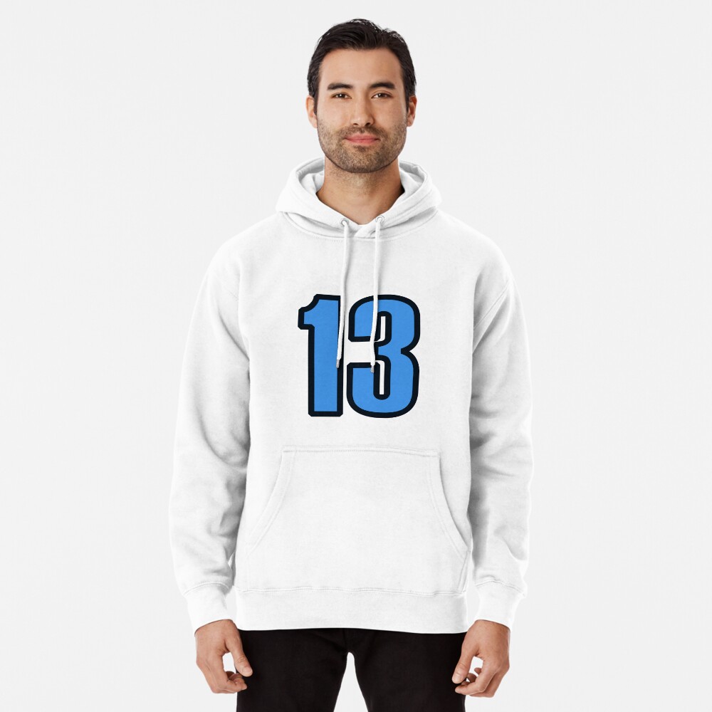 "Number 13 Blue and Black" Sticker for Sale by Creations-By-Em | Redbubble