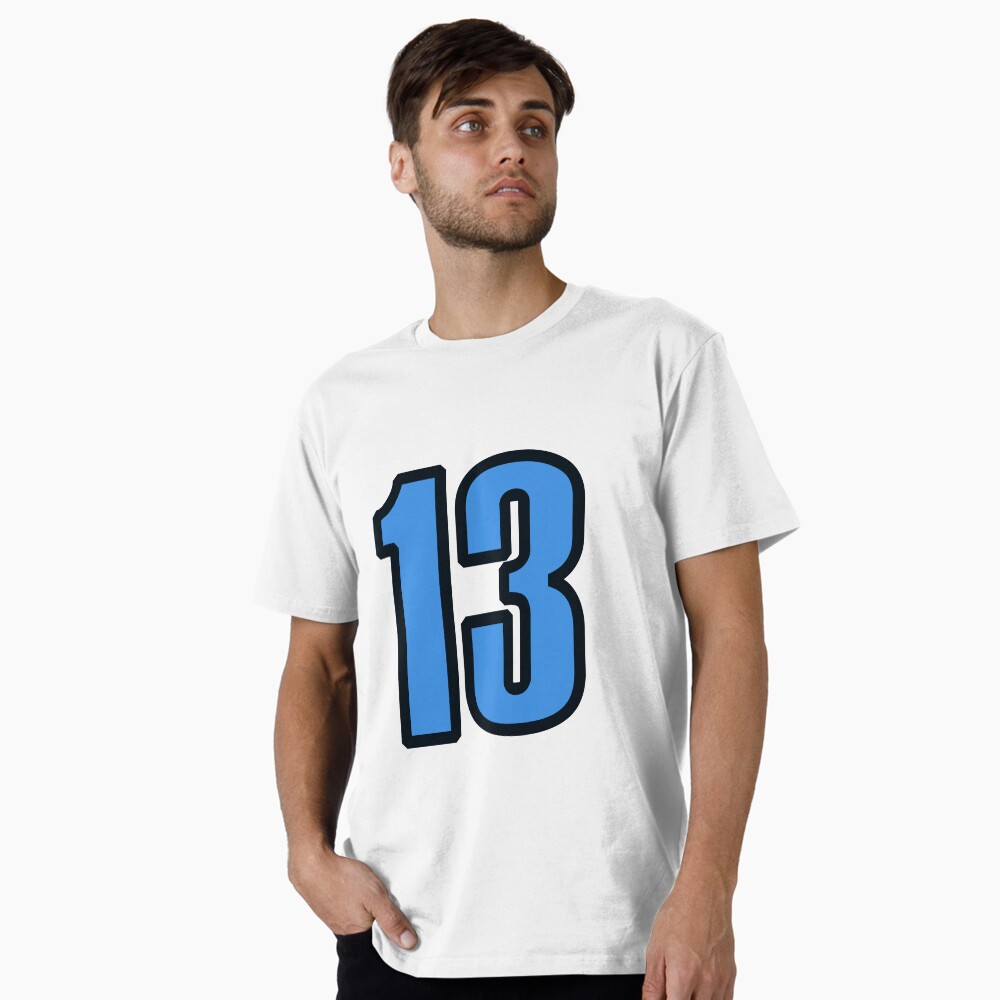 "Number 13 Blue and Black" Sticker for Sale by Creations-By-Em | Redbubble