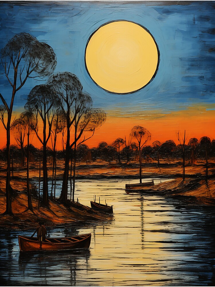 "Ren river travel vintage colorful anime graphics" Sticker for Sale by ...