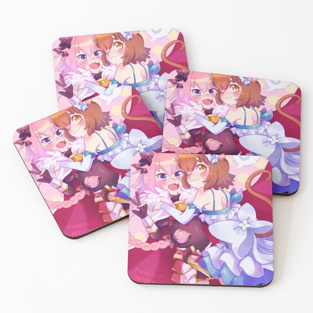 Astolfo N Felix Coasters Set Of 4 By Sailormadoka Redbubble
