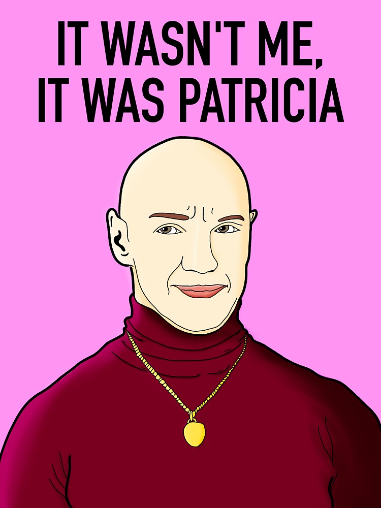"Split Patricia Meme Card" Sticker for Sale by MemeCards | Redbubble