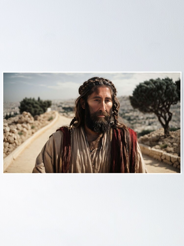 "Ultra Realistic Jesus from the Shroud of Turin " Poster for Sale by ...