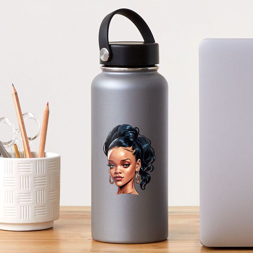 "Rihanna Pop Art Design" Sticker for Sale by MrFelixArt | Redbubble
