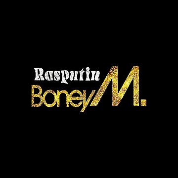 "Boney M a Boney M a Boney M" Sticker for Sale by Huffohop | Redbubble