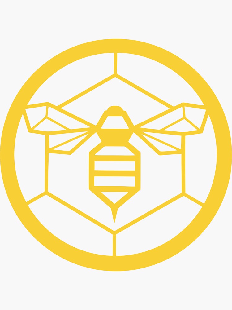"The Beekeeper Logo" Sticker for Sale by ThomasKadmon | Redbubble