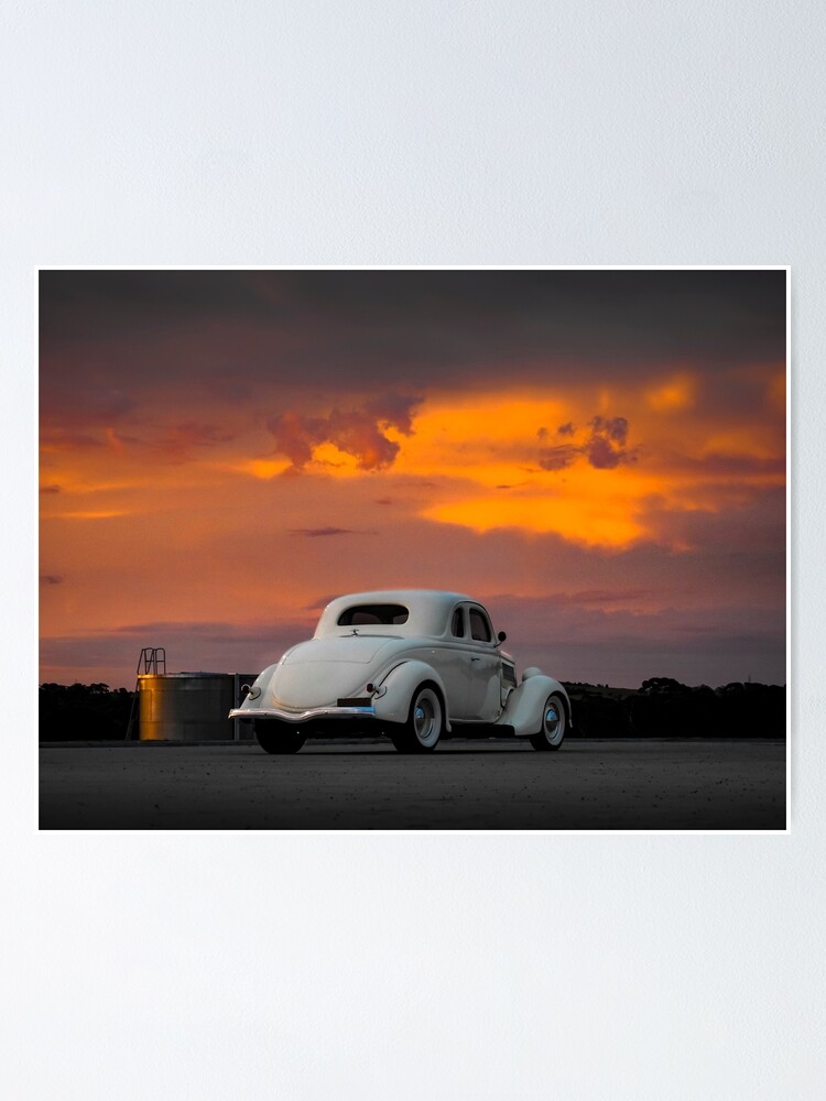 "Sunset drive." Poster by carsaustralia | Redbubble