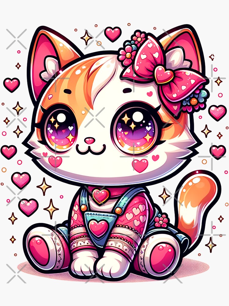 "Hello Kitty and Dear Daniel" Sticker for Sale by ArtPremium | Redbubble