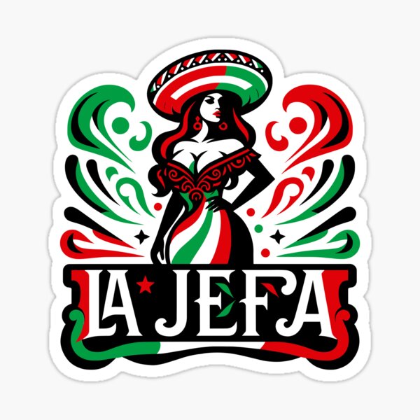 "La Jefa The Boss Funny Sugar Skull Woman Mexican Gift for Girls ...
