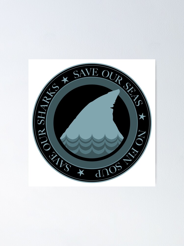 "save our sharks" Poster for Sale by maydaze | Redbubble