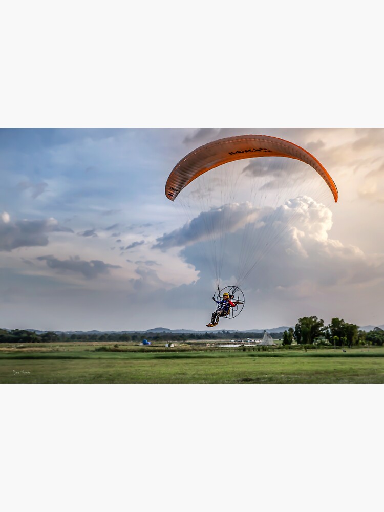 "Paramotor" Sticker for Sale by wrassell | Redbubble