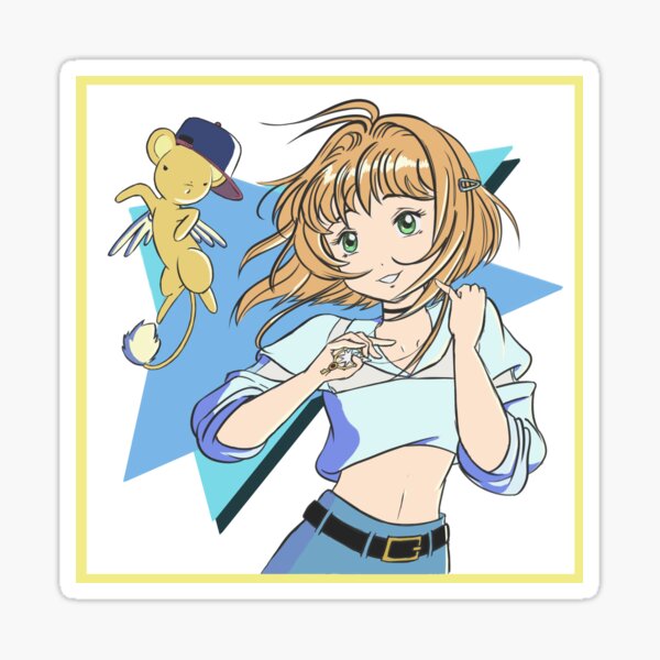 "90s Sakura - CCS" Sticker for Sale by tishtish | Redbubble