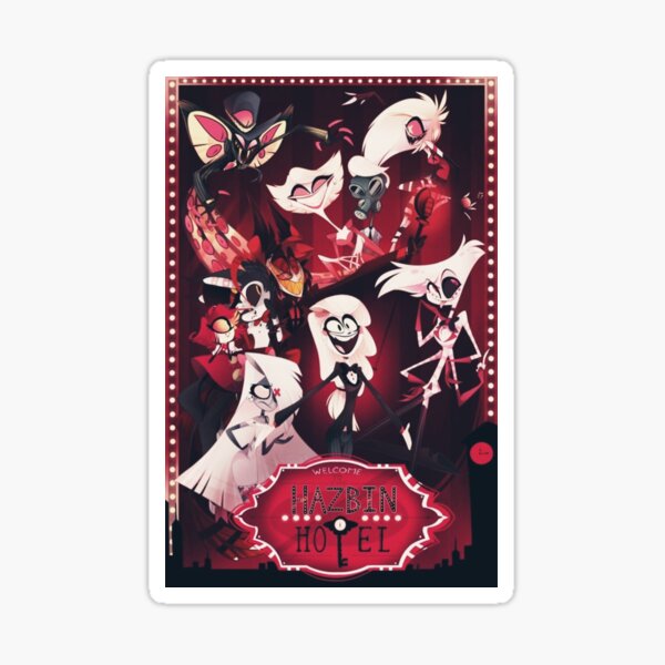 "Hazbin hotel" Sticker for Sale by HYF005 | Redbubble