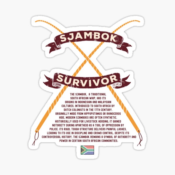 "Vintage Sjambok Survivor Leather Whip South Africa Childhood Funny ...